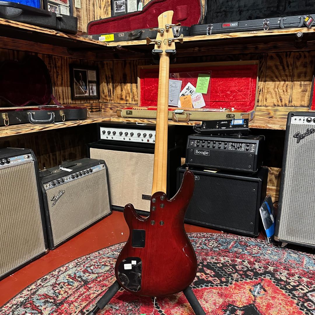 1998 Yamaha TRB-4II Transparent Red w/ EMG Pickups *USED* | Big House ...