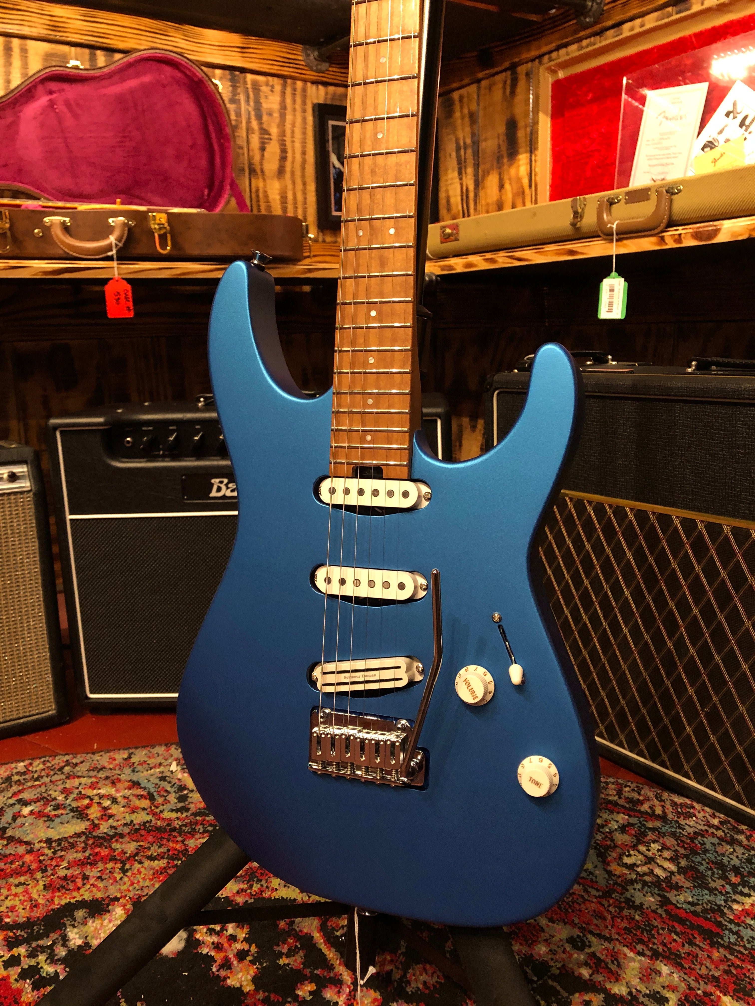 Charvel DK22 SSS 2 Point - Electric Blue | Big House Guitars