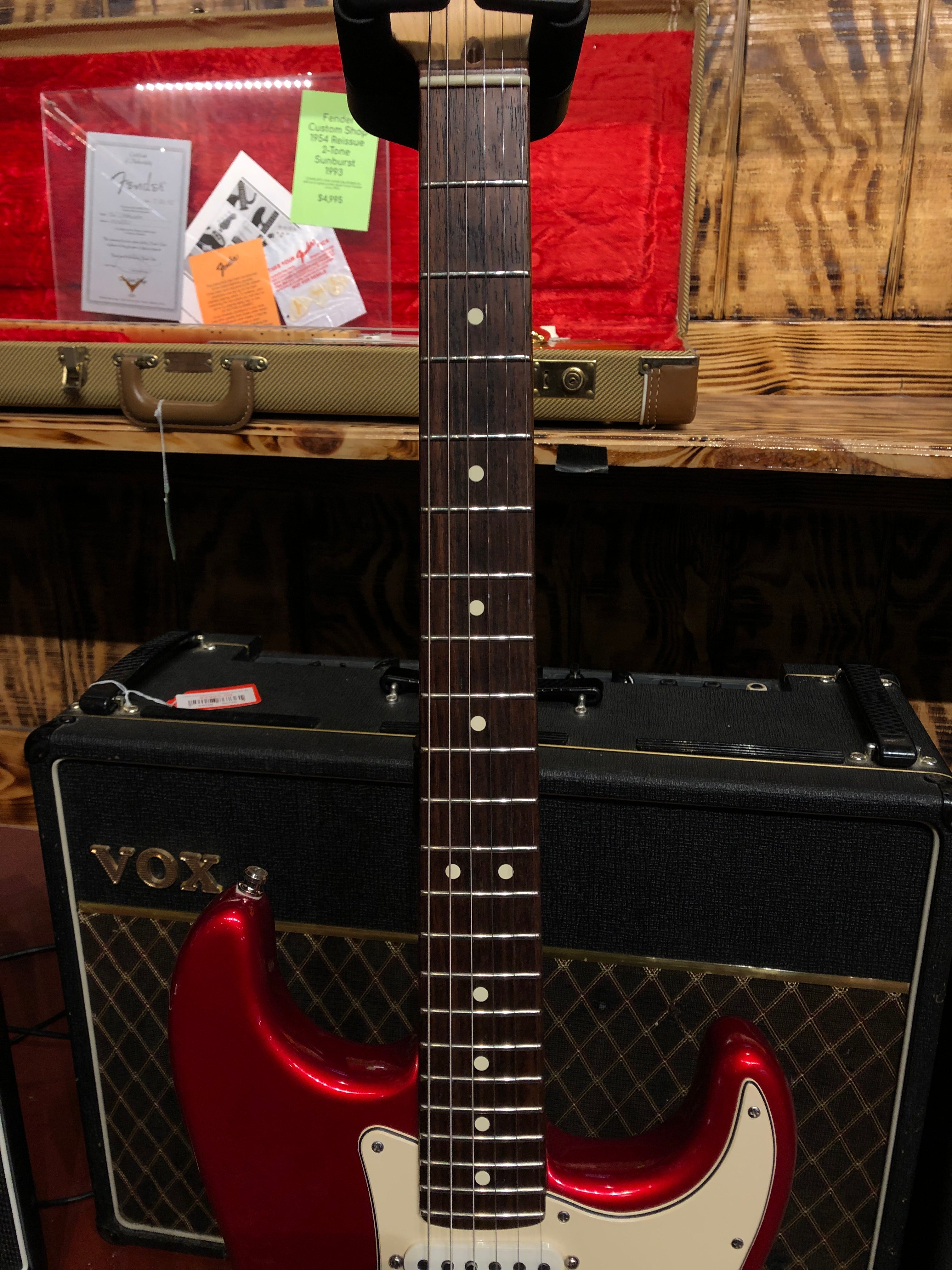 2003 Fender American Standard Statocaster Red - Includes Tweed Case ...