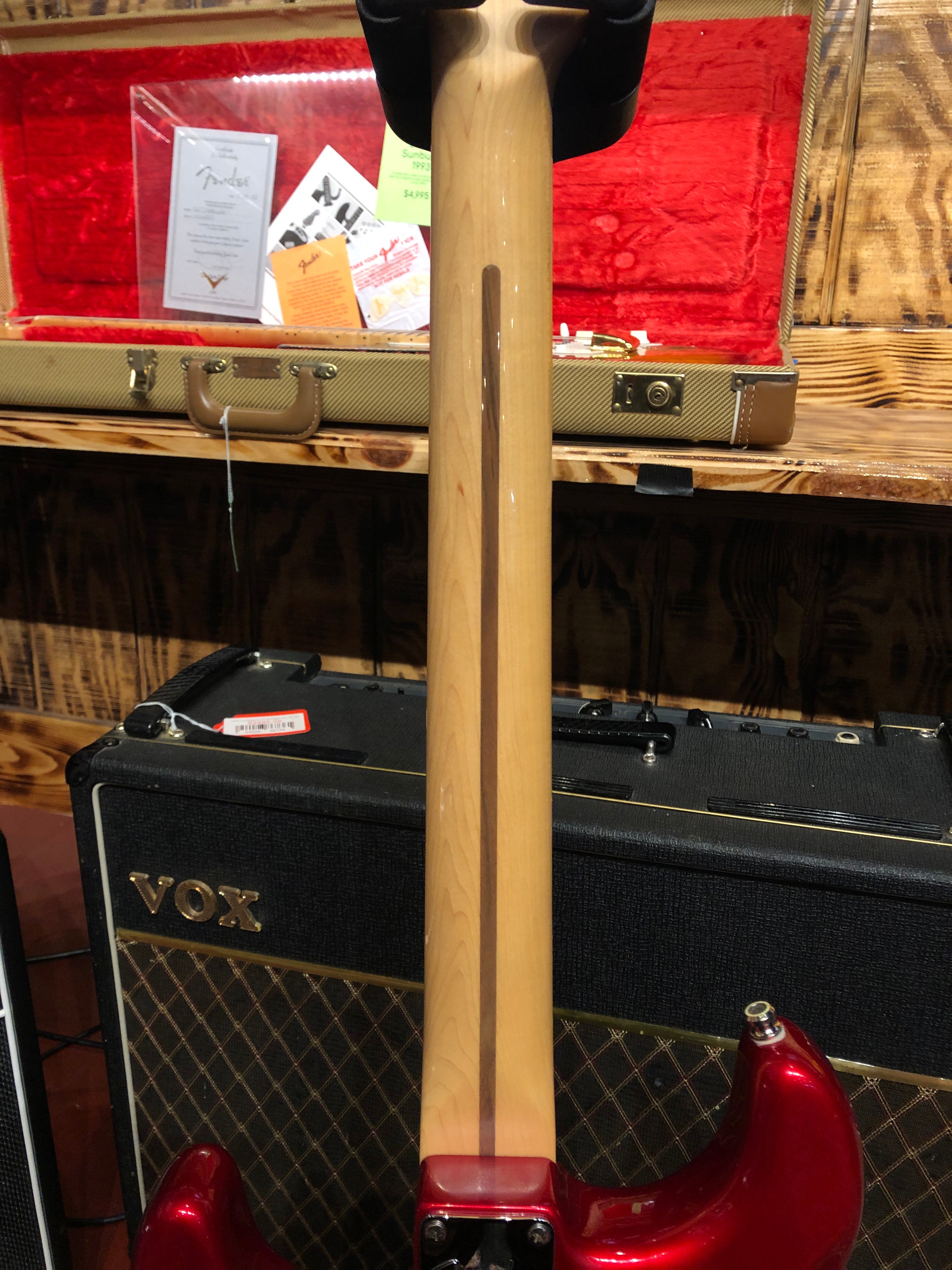 2003 Fender American Standard Statocaster Red - Includes Tweed Case ...