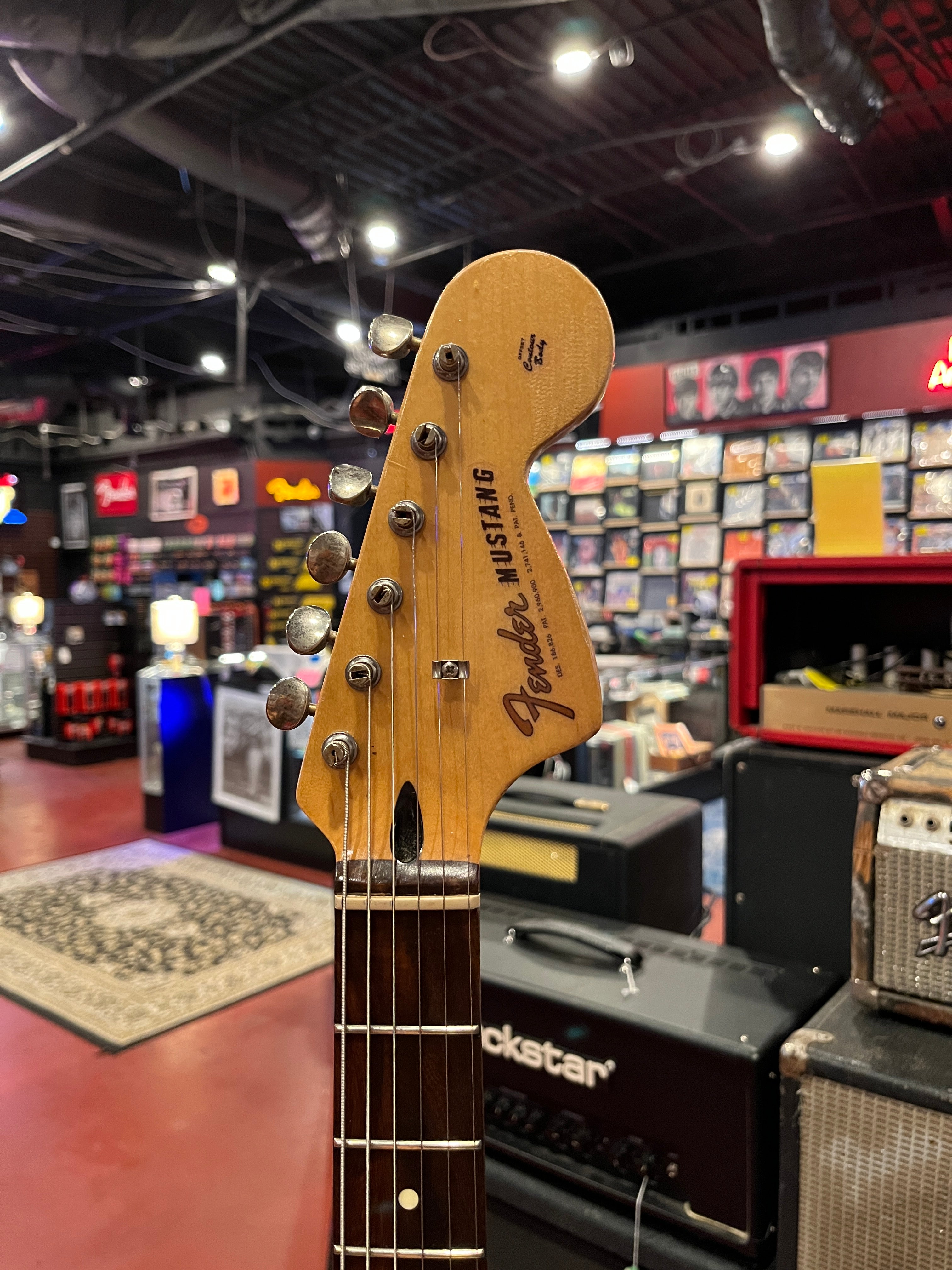 Fender Mustang Blue Partscaster | Big House Guitars