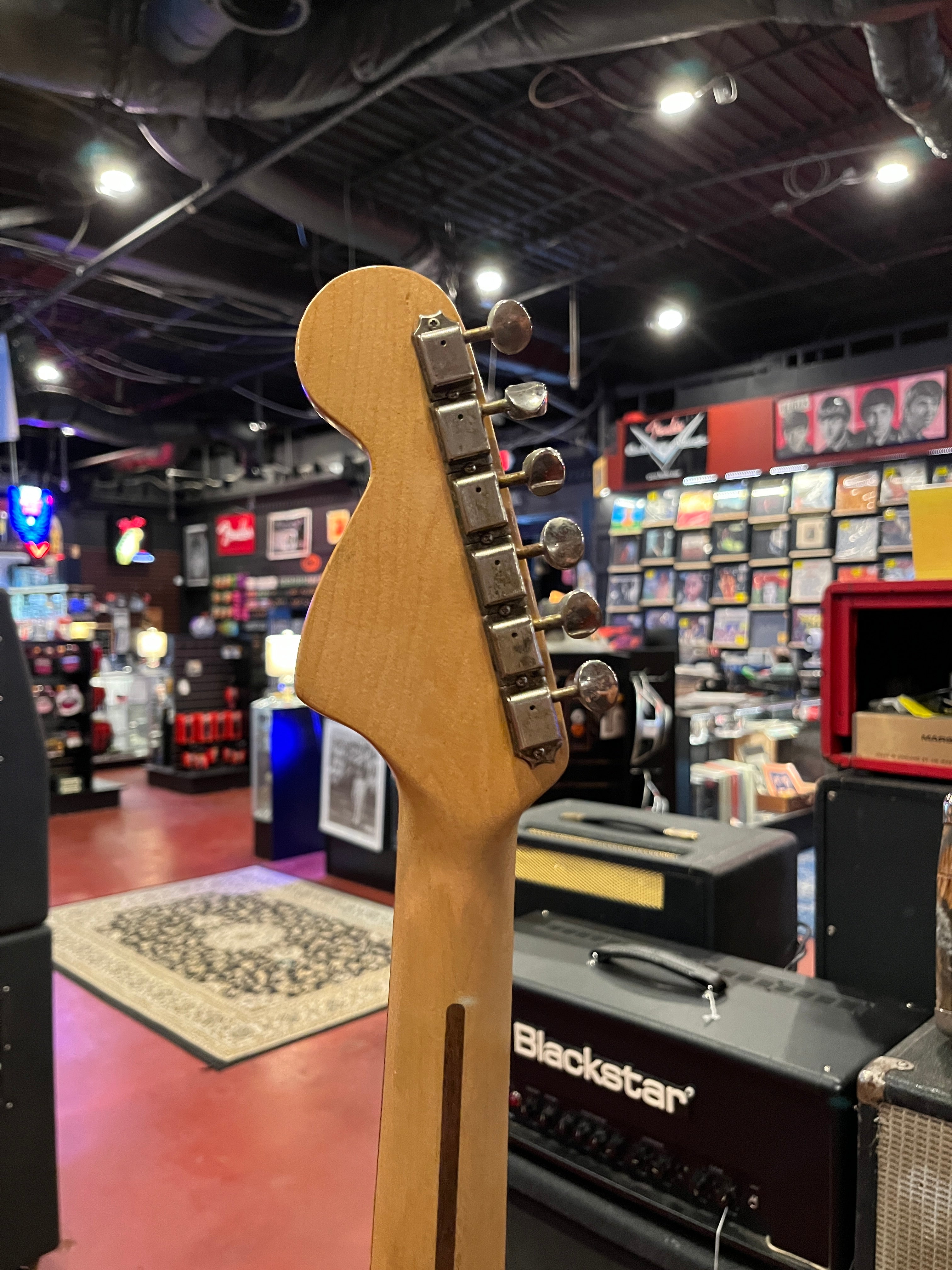 Fender Mustang Blue Partscaster | Big House Guitars