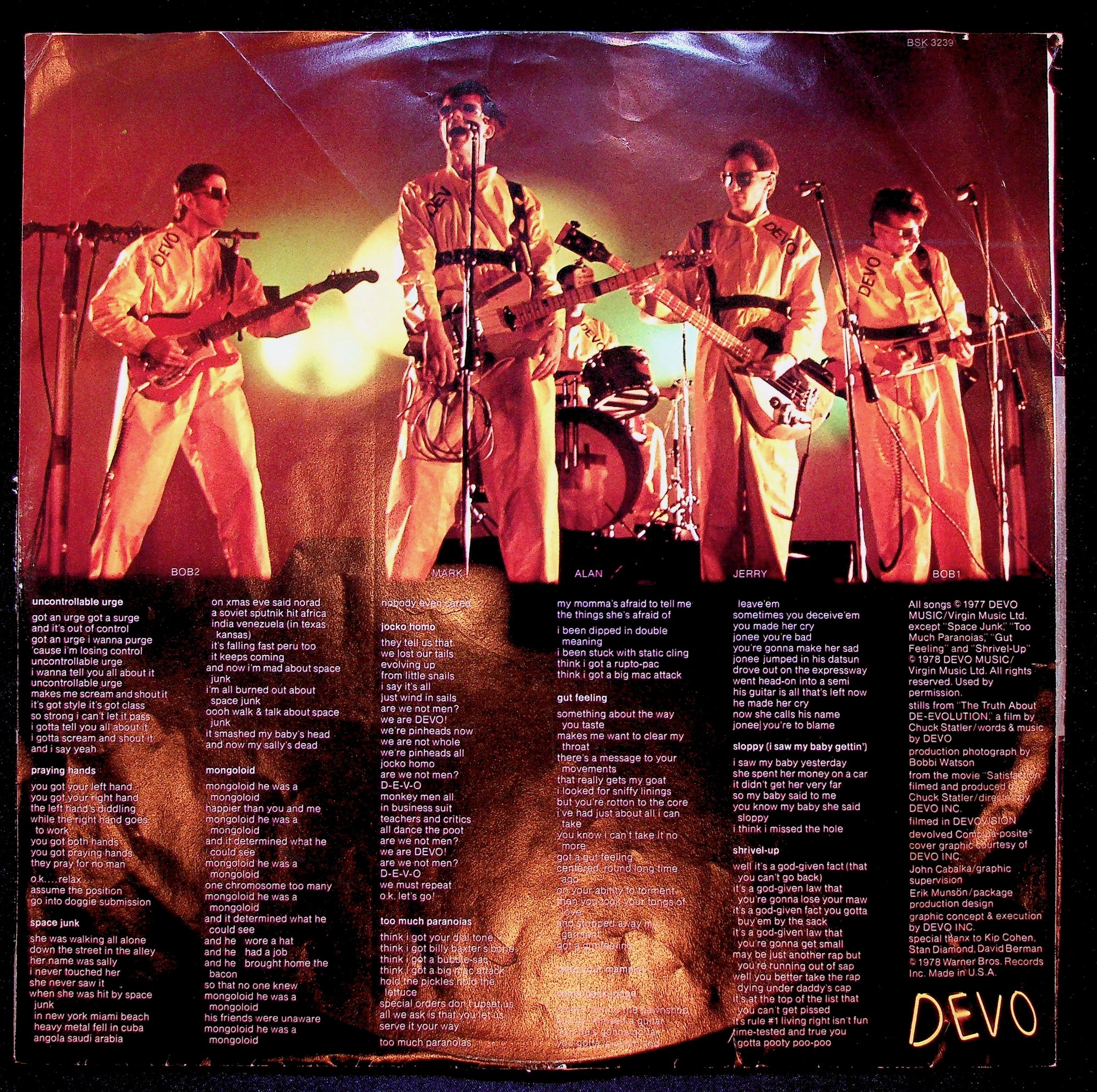 LP-Devo-Q: Are We Not Men A: We Are Devo! | Big House Guitars