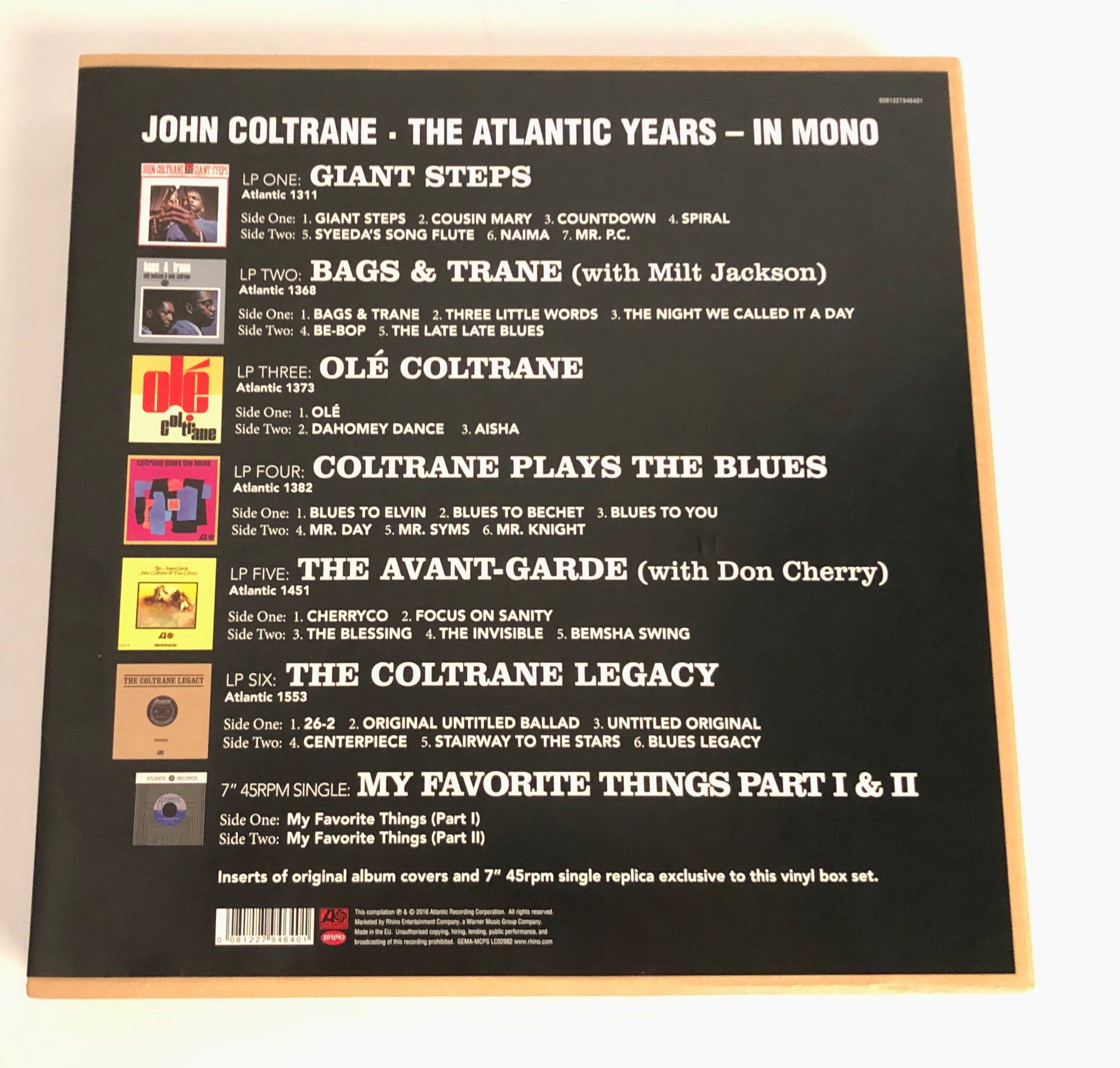 John Coltrane - John Coltrane Mono LP Box Set *VG* USED | Big House Guitars