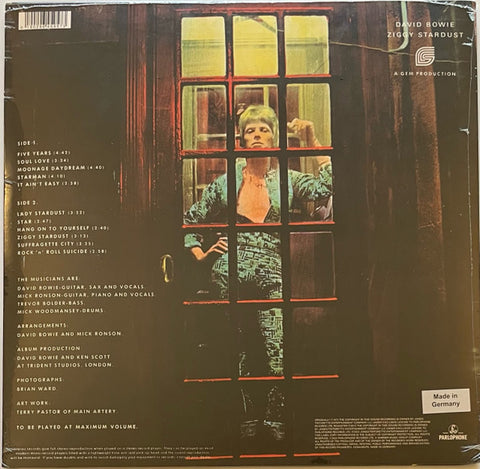 LP-New-David Bowie-The Rise And Fall Of Ziggy Stardust-Picture Disc ...