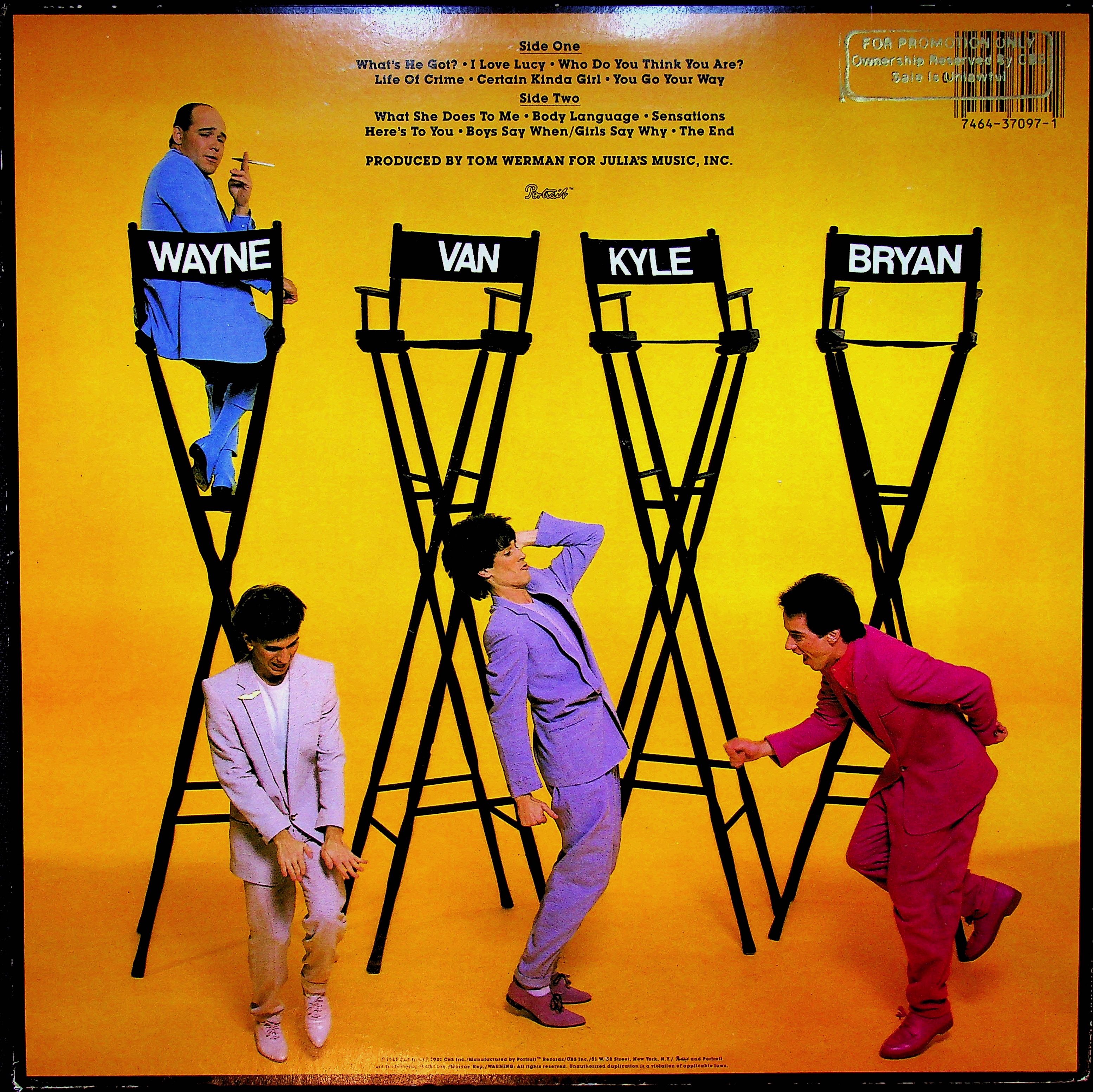 LP-The Producers-Self Titled-Original Vinyl-1981 | Big House Guitars